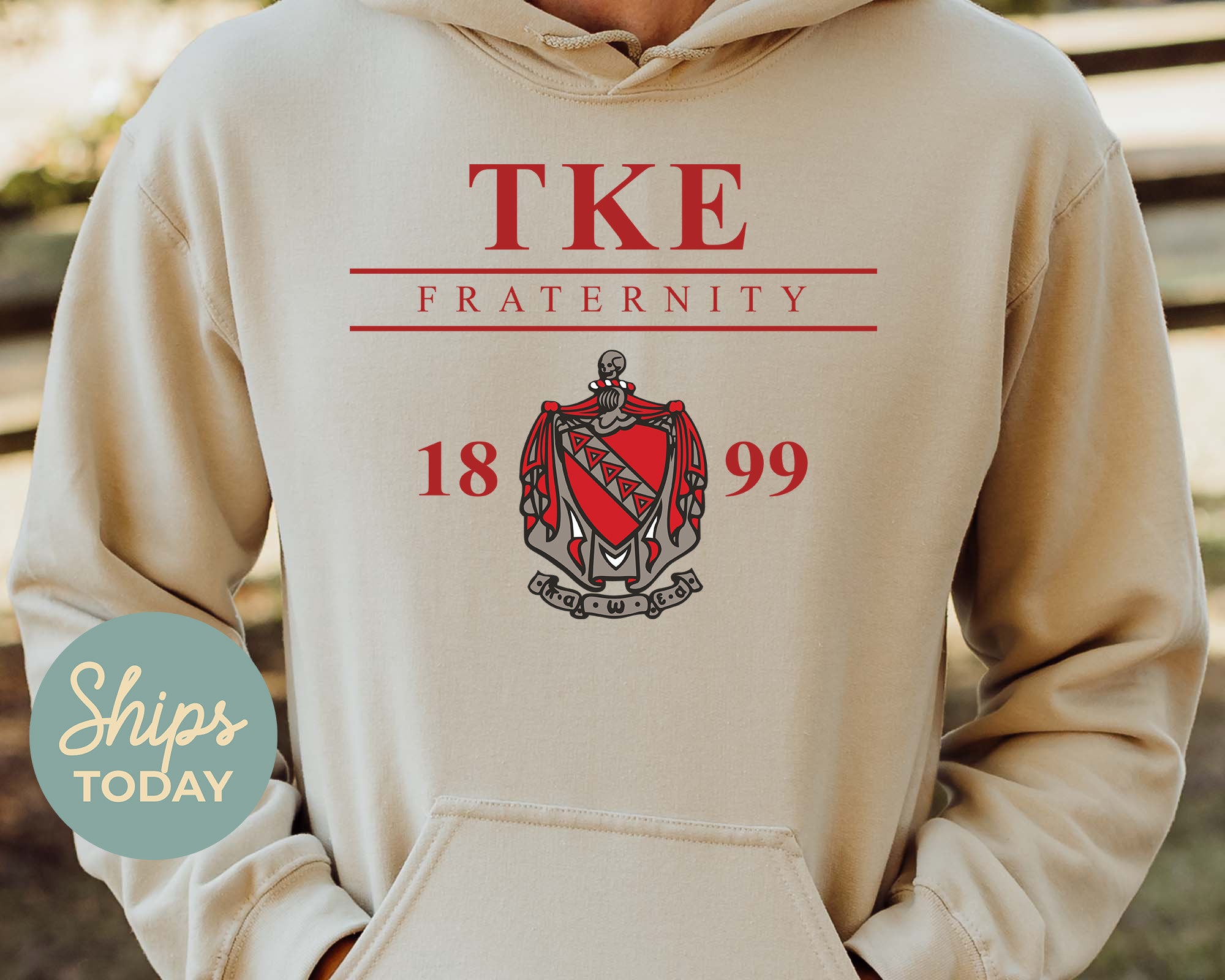 Tau Kappa Epsilon Iconic Crest Fraternity Sweatshirt TKE - Etsy
