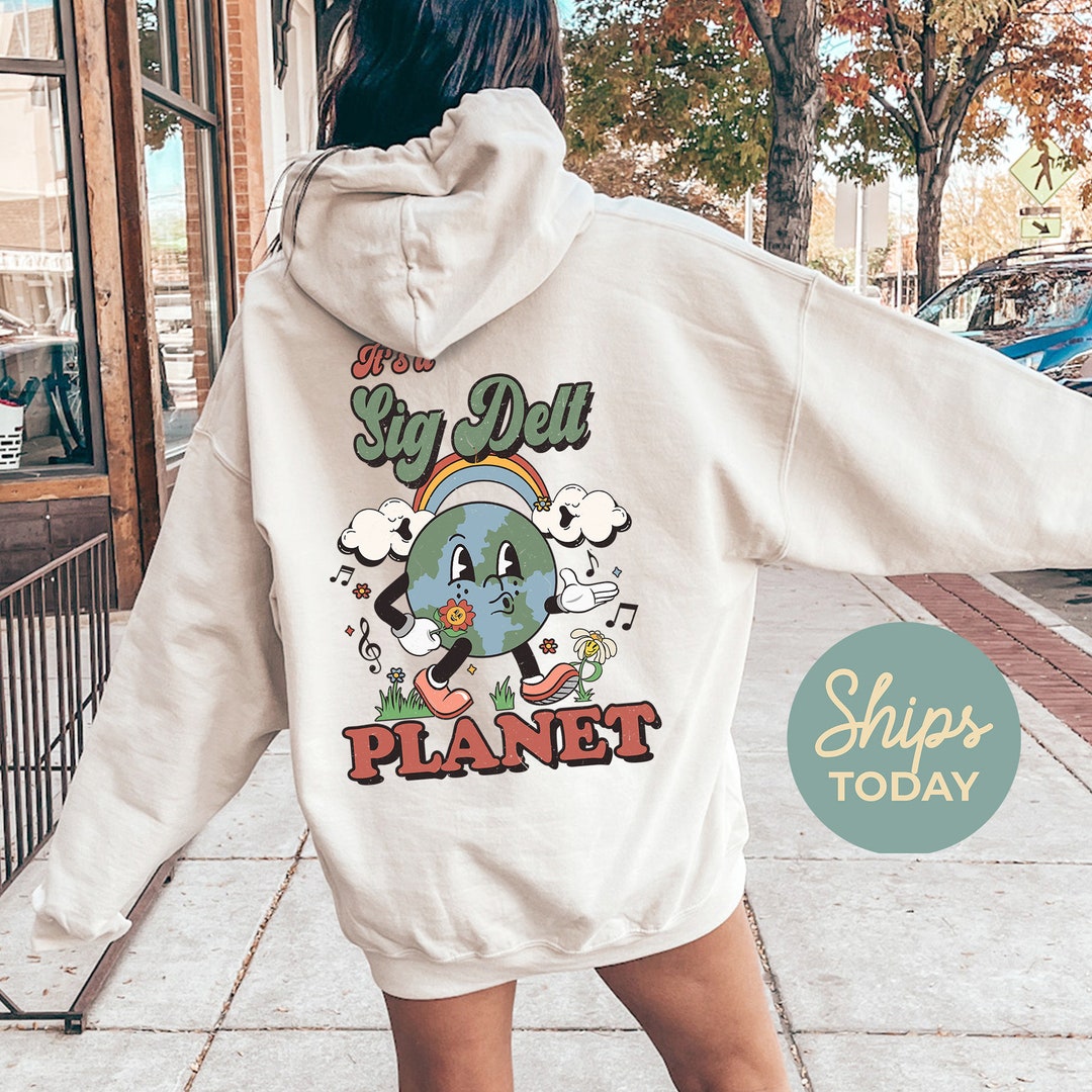 Sigma Delta Tau Kinder Planet Sorority Sweatshirt Sig Delt - Etsy