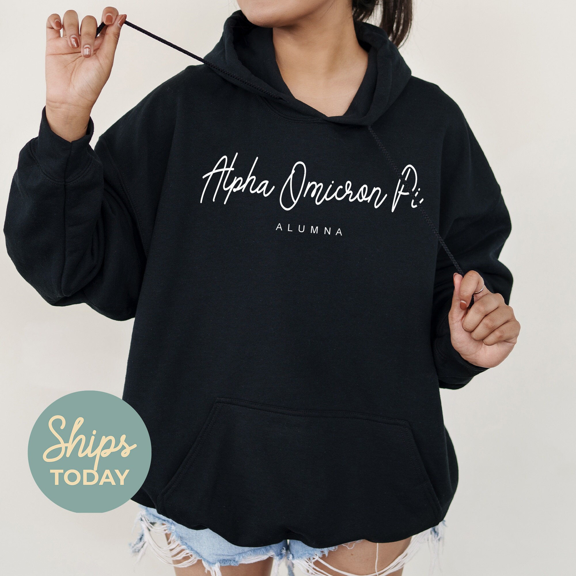 Alpha Omicron Pi Hand Sign