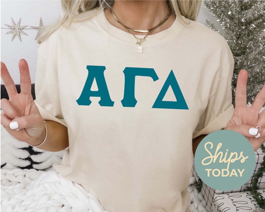 Alpha Gamma Delta Back to the Basics Sorority T-shirt Alpha - Etsy