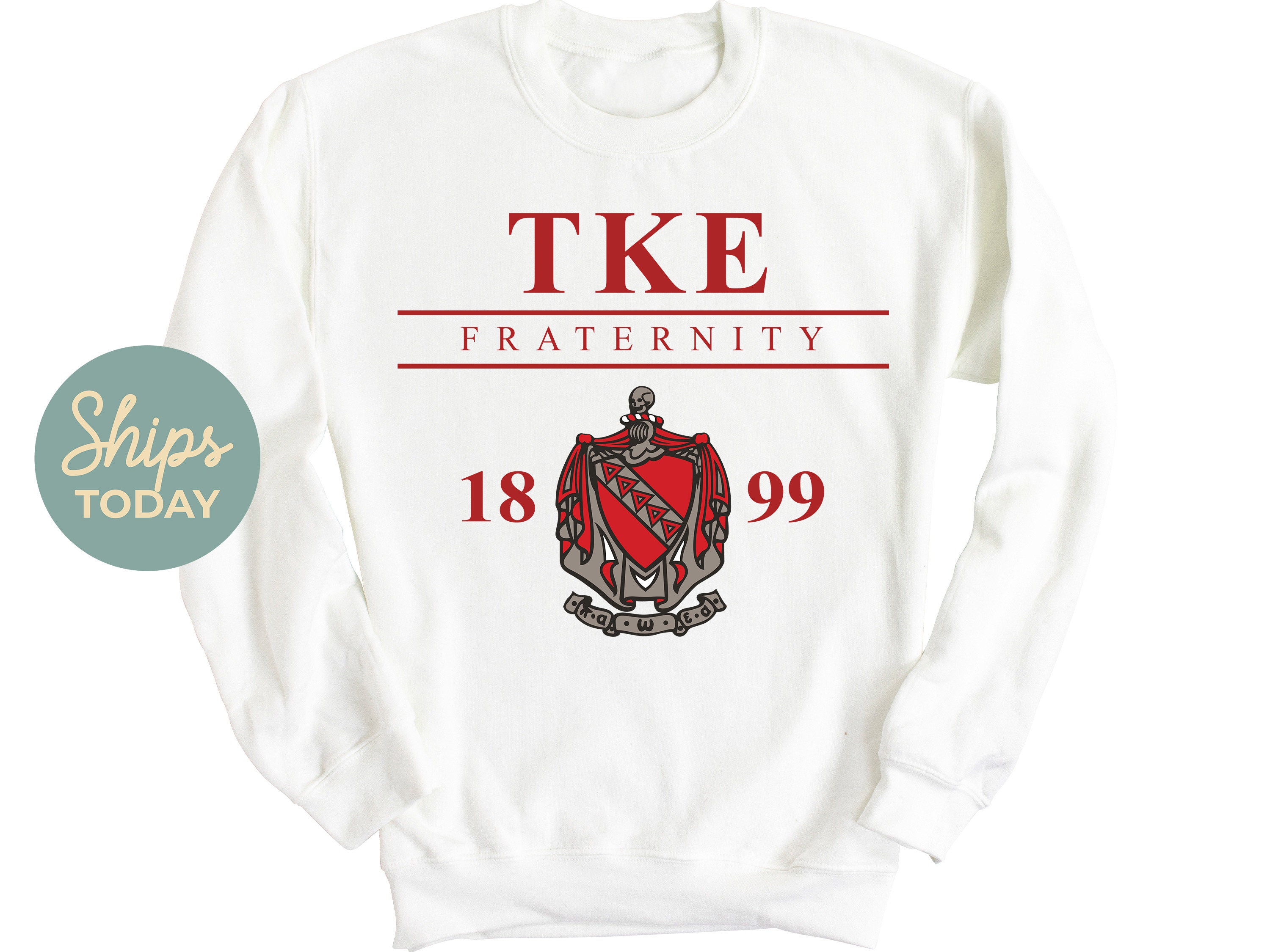 Tau Kappa Epsilon Iconic Crest Fraternity Sweatshirt TKE - Etsy