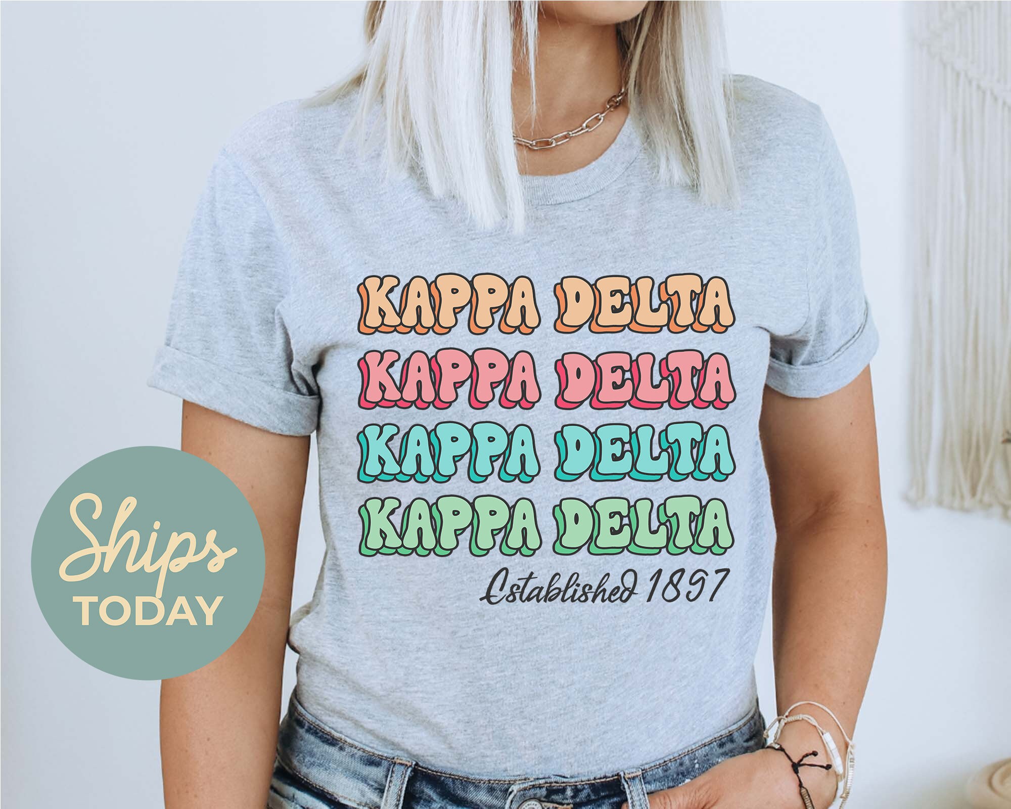 Kappa Delta Letter Shirts