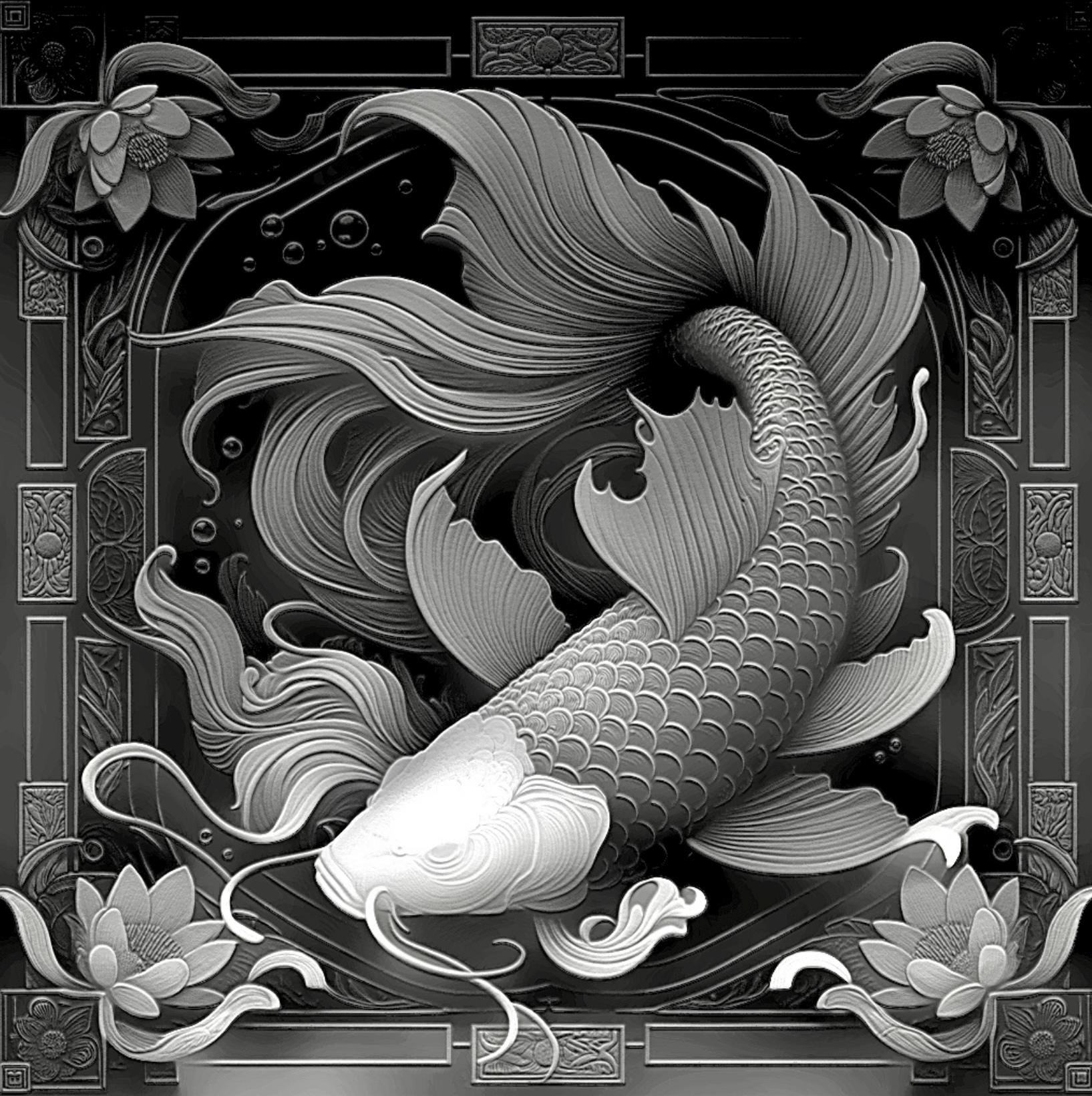 Laser Engraving Depth Map Files for Engraving, CNC or 3-D Modeling. - Etsy