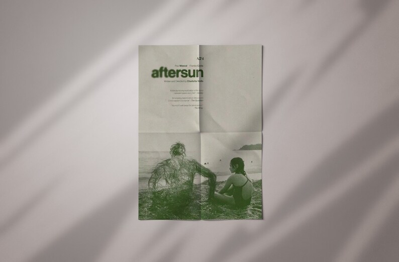 Aftersun Movie Poster, Aftersun Movie Poster Wall Decor, Cult Movies ...