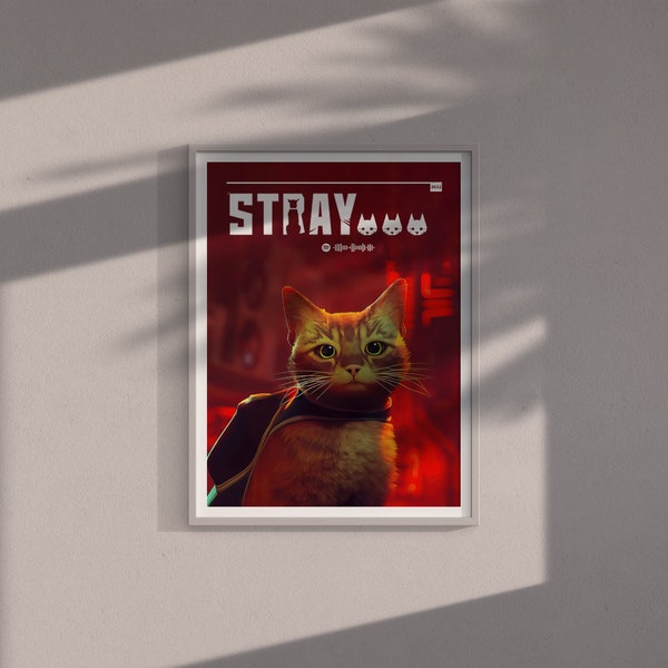 Stray Video Game Poster - Etsy