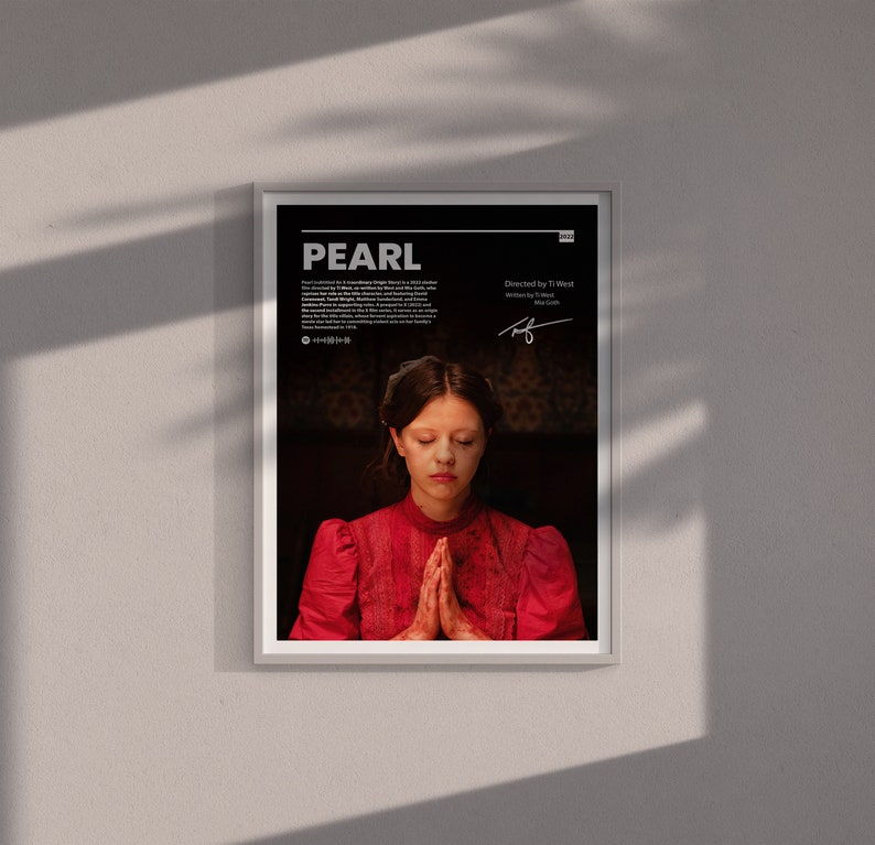 Pearl Horror Movie Poster, Unique Poster for Film Enthusiasts, Old ...