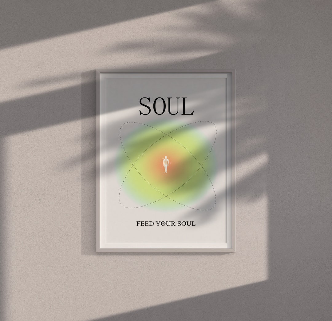 Soul Poster, Free Your Soul, Motivation Print, Positive Poster ...
