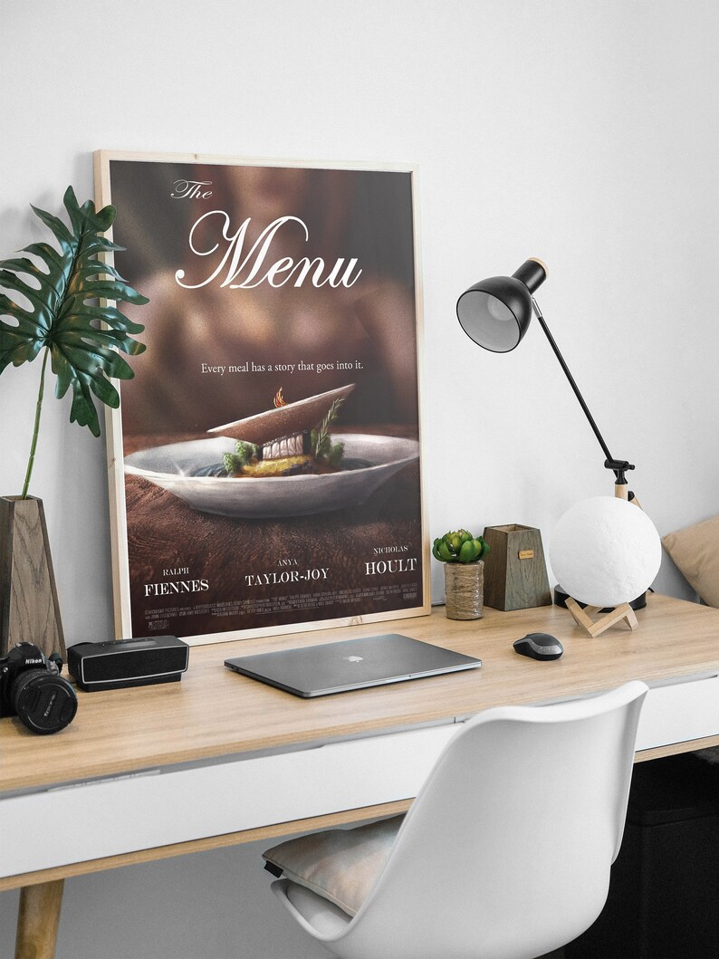 The Menu Movie Poster, Anya Taylor Joy Movie Poster Wall Decor, Cult ...