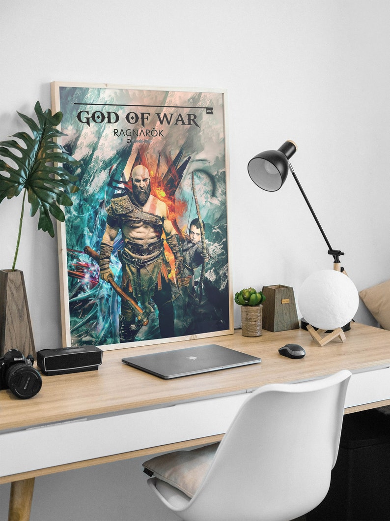 God of War Poster, God of War Ragnarok Poster, Kratos Poster, Print ...