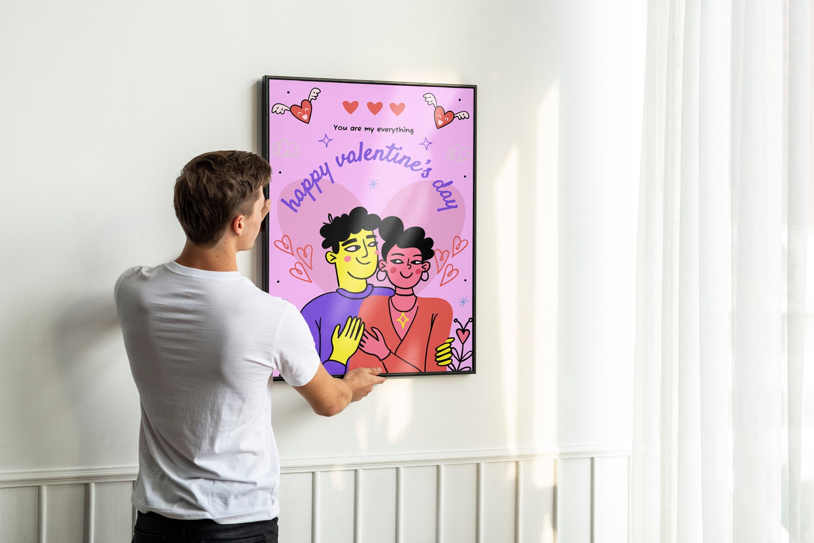 Valentine's Day Poster, Love Gift, Couple Gift, Love Quotes, Love ...