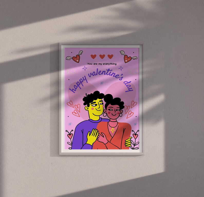Valentine's Day Poster, Love Gift, Couple Gift, Love Quotes, Love ...