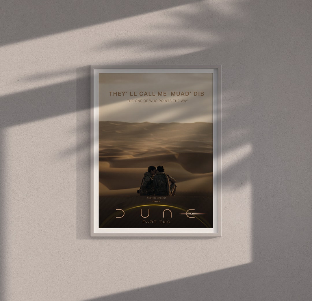 Desert Planet Movie Poster, Dune 2 Movie Poster Wall Decor, Cult Movies ...