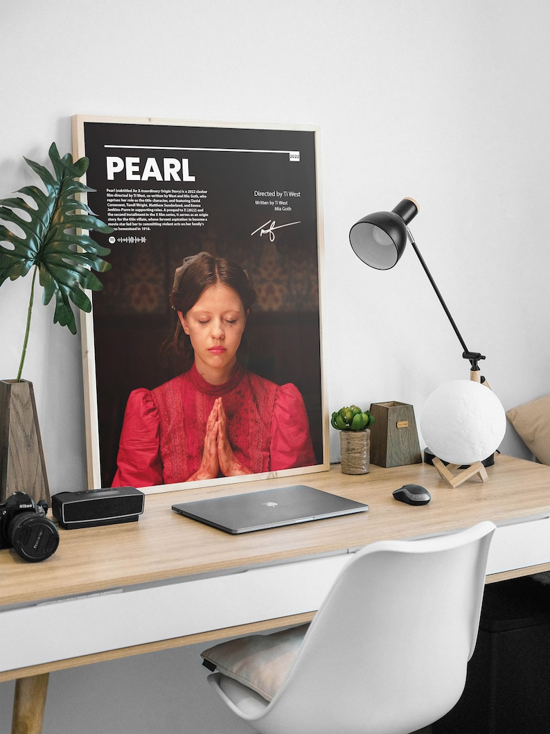 Pearl Horror Movie Poster, Unique Poster for Film Enthusiasts, Old ...