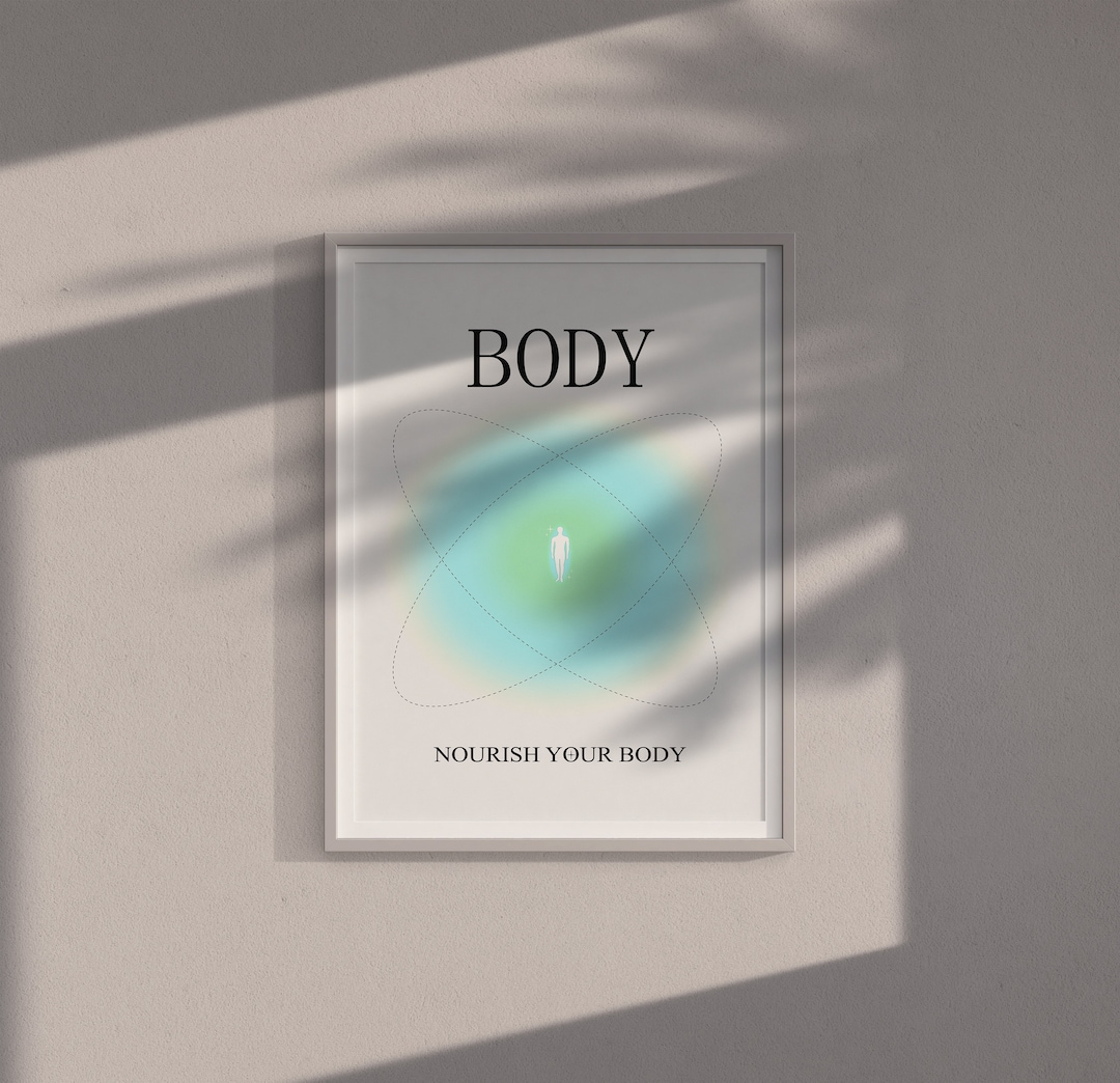 Body Poster, Free Your Body, Motivation Print, Positive Poster ...