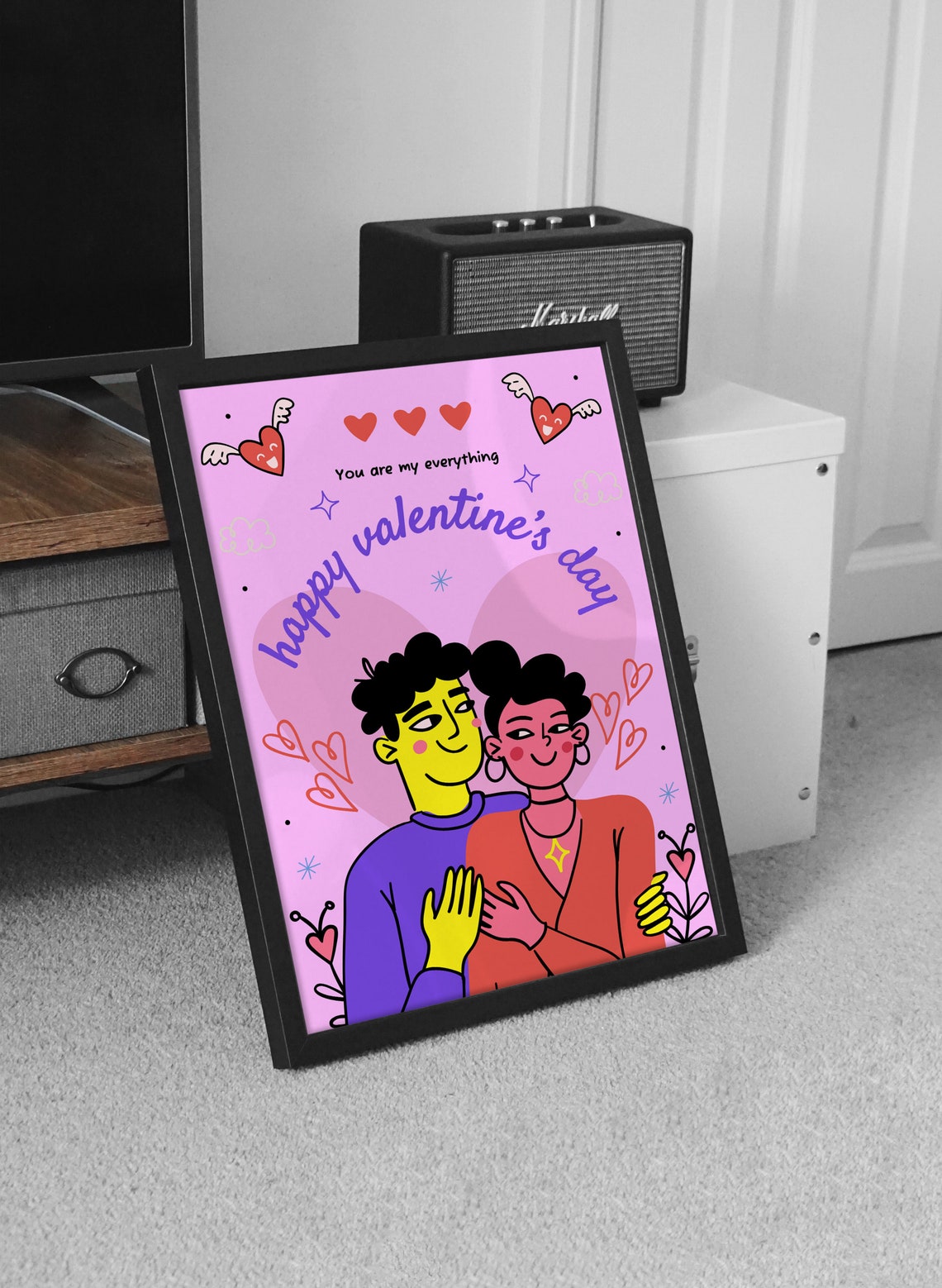 Valentine's Day Poster, Love Gift, Couple Gift, Love Quotes, Love ...