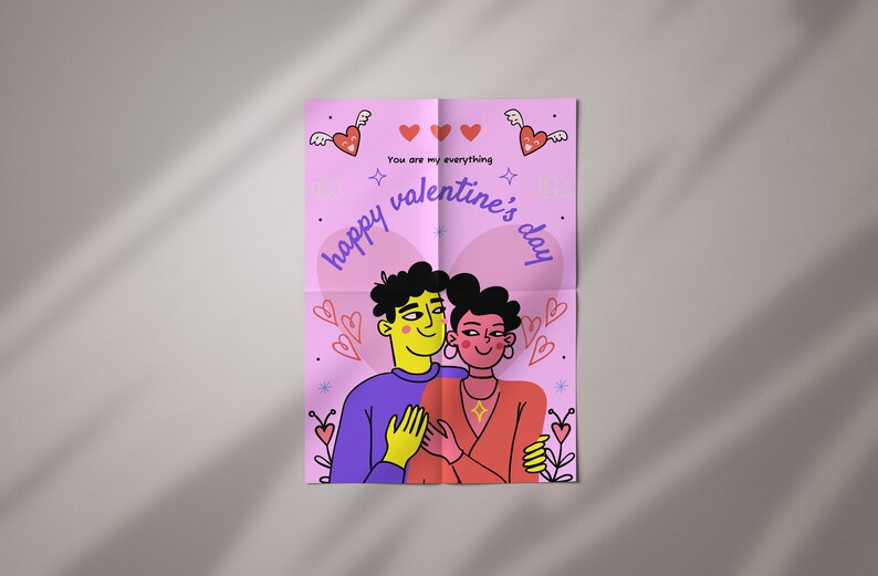 Valentine's Day Poster, Love Gift, Couple Gift, Love Quotes, Love ...