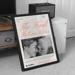 The Fault in Our Stars, Valentine's Day Poster, Love Gift, Couple Gift ...
