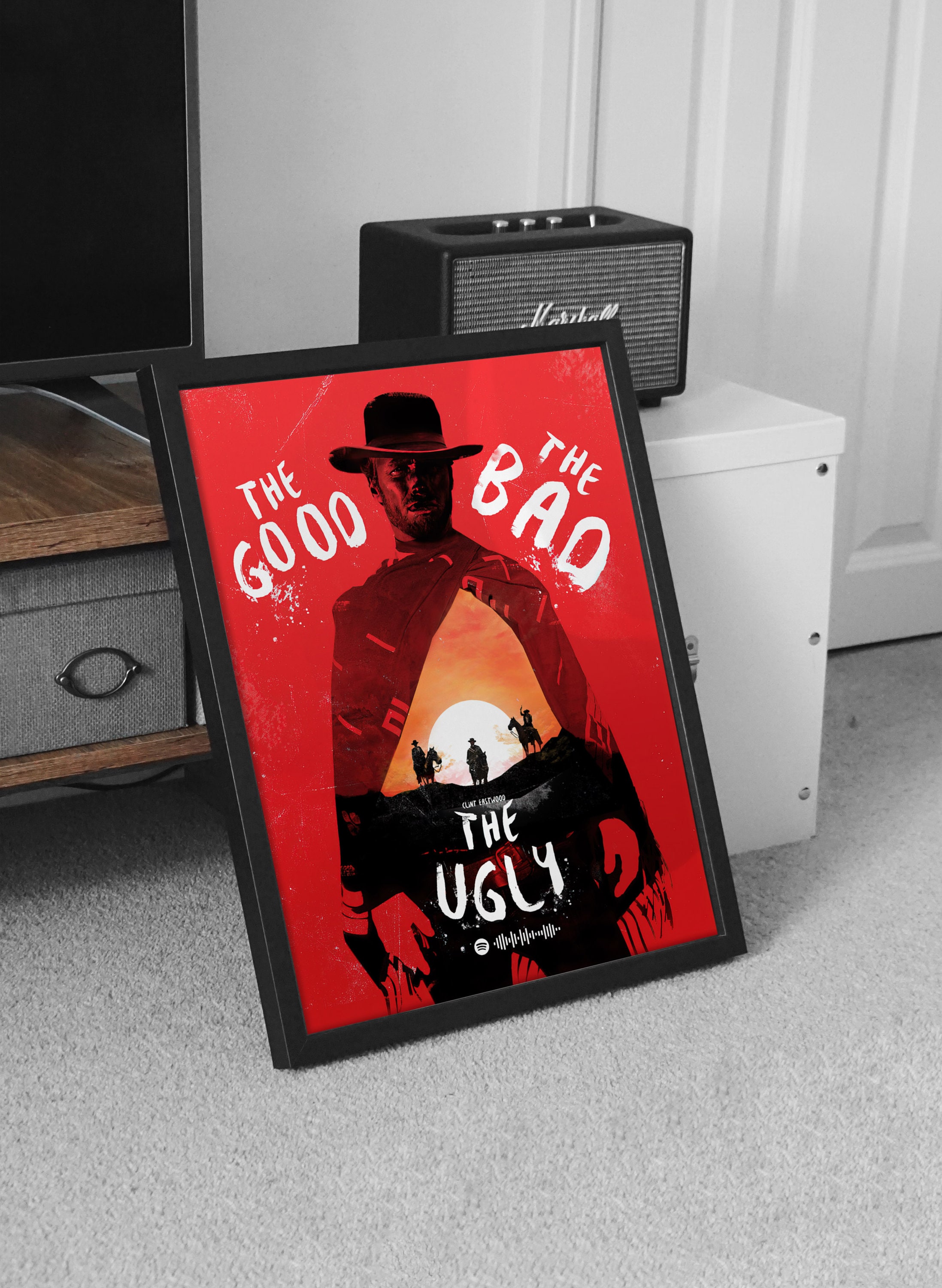 The Good, the Bad and the Ugly, Movie Poster, Modern Movie Poster Print ...