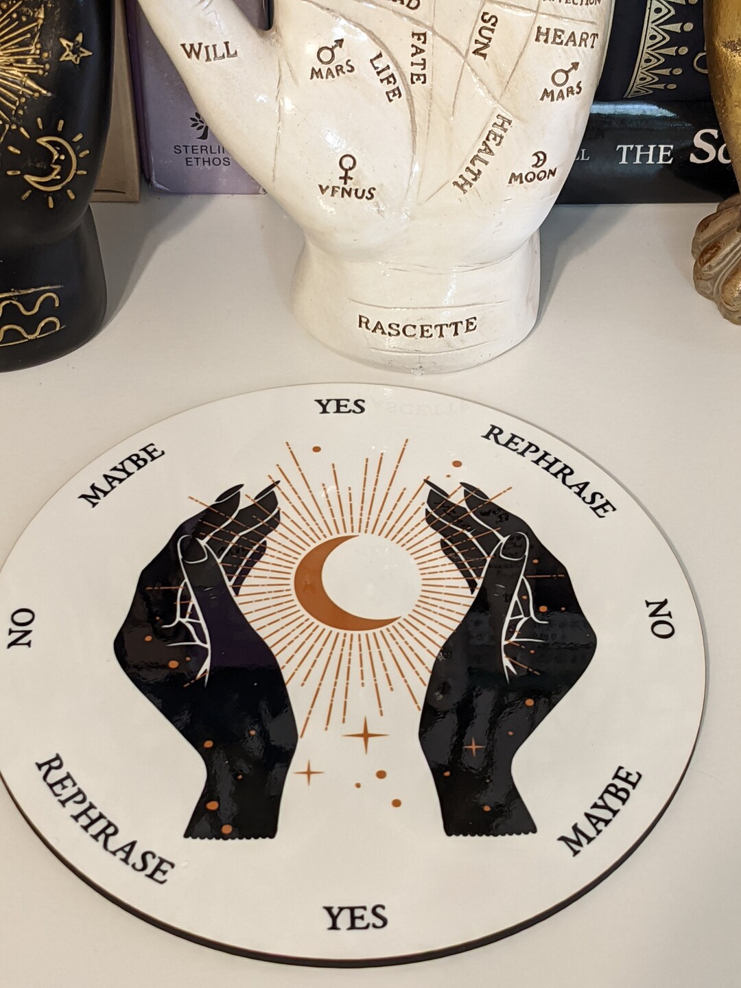 Magic Hands, Sleeping Sun, and Owl Pendulum Boards - Etsy