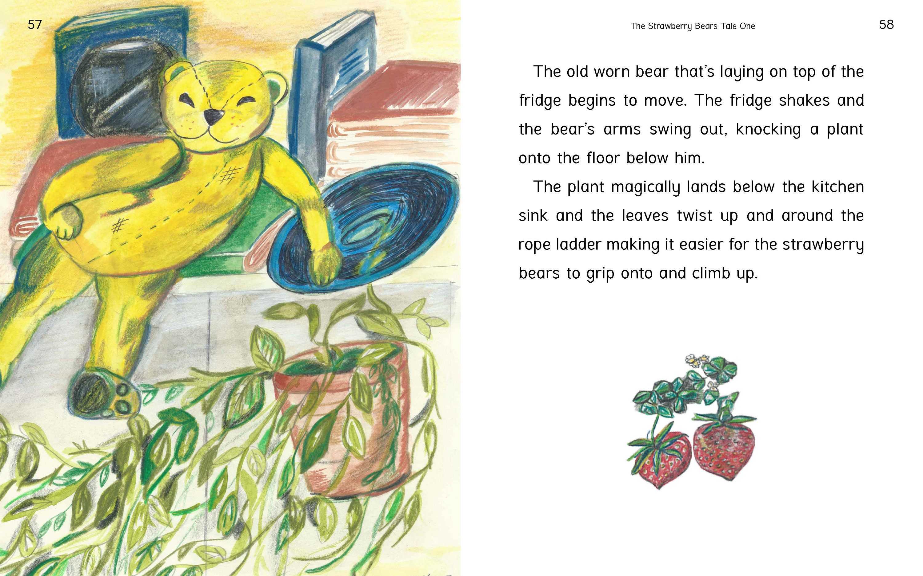 The Strawberry Bears: Tale One, Illustrated Children's Book - Etsy