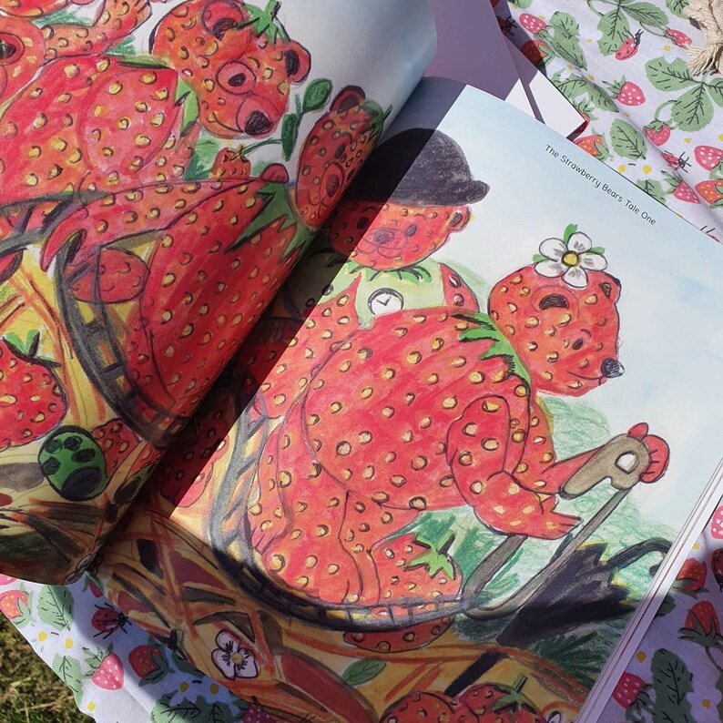 The Strawberry Bears: Tale One, Illustrated Children's Book - Etsy