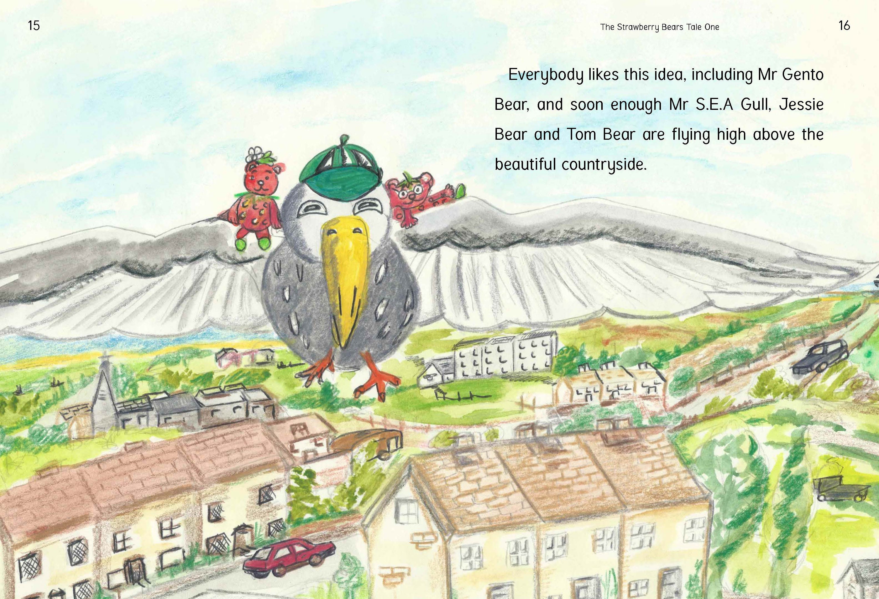 The Strawberry Bears: Tale One, Illustrated Children's Book - Etsy