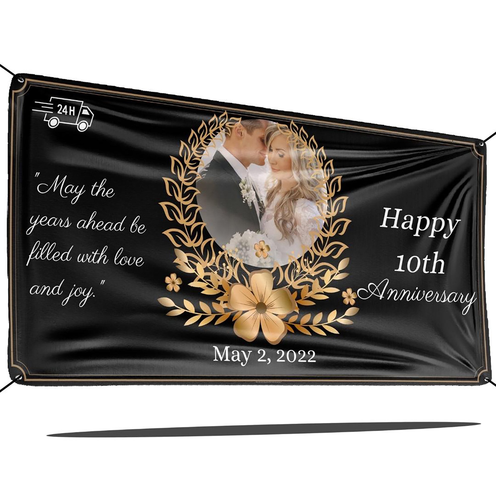 Custom Anniversary/wedding Banner, Custom Anniversary Banner Party ...