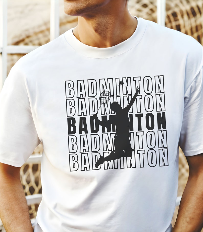 Badminton Shirt, Gift for Badminton Players, Retro Unisex Adult Shirt ...