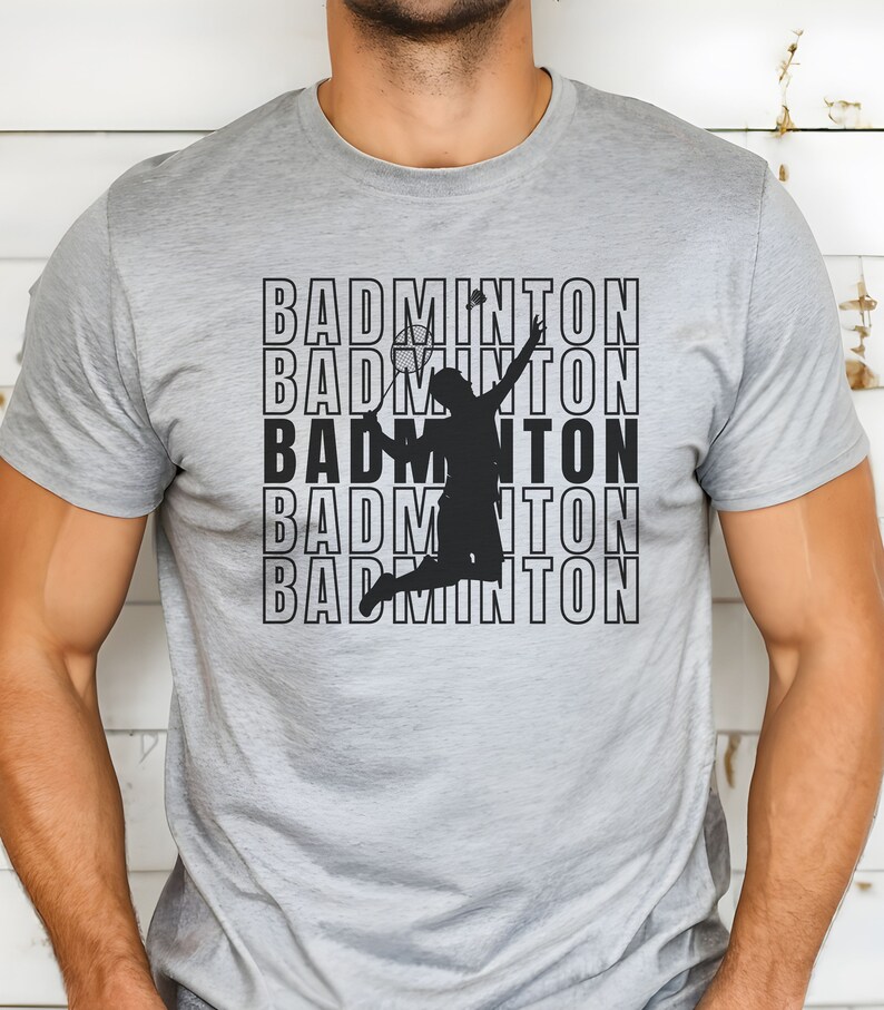 Badminton Shirt, Gift for Badminton Players, Retro Unisex Adult Shirt ...