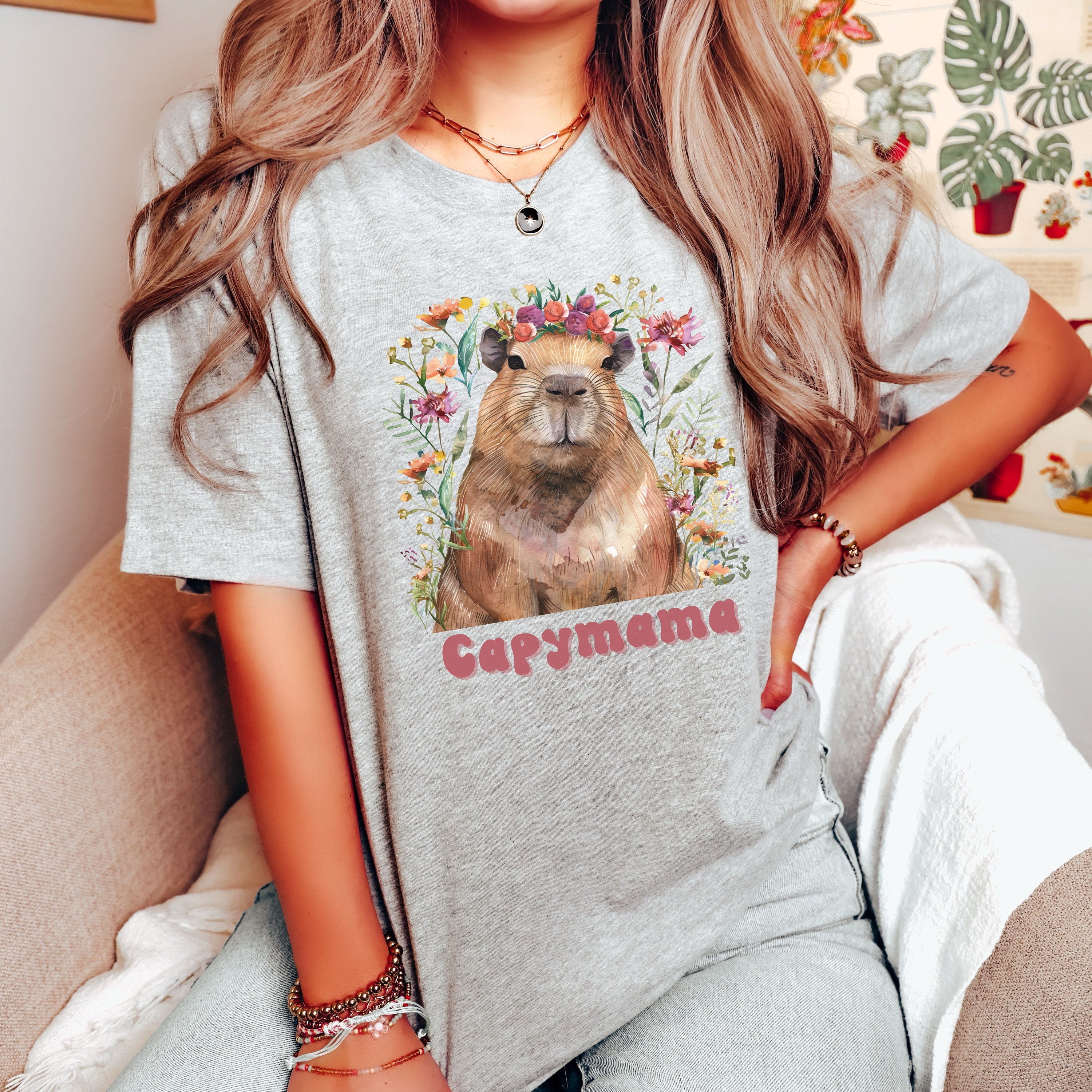 Capybara Shirt, Adorable Capybara T-shirt, Rodent T-shirt, Capy Gift ...