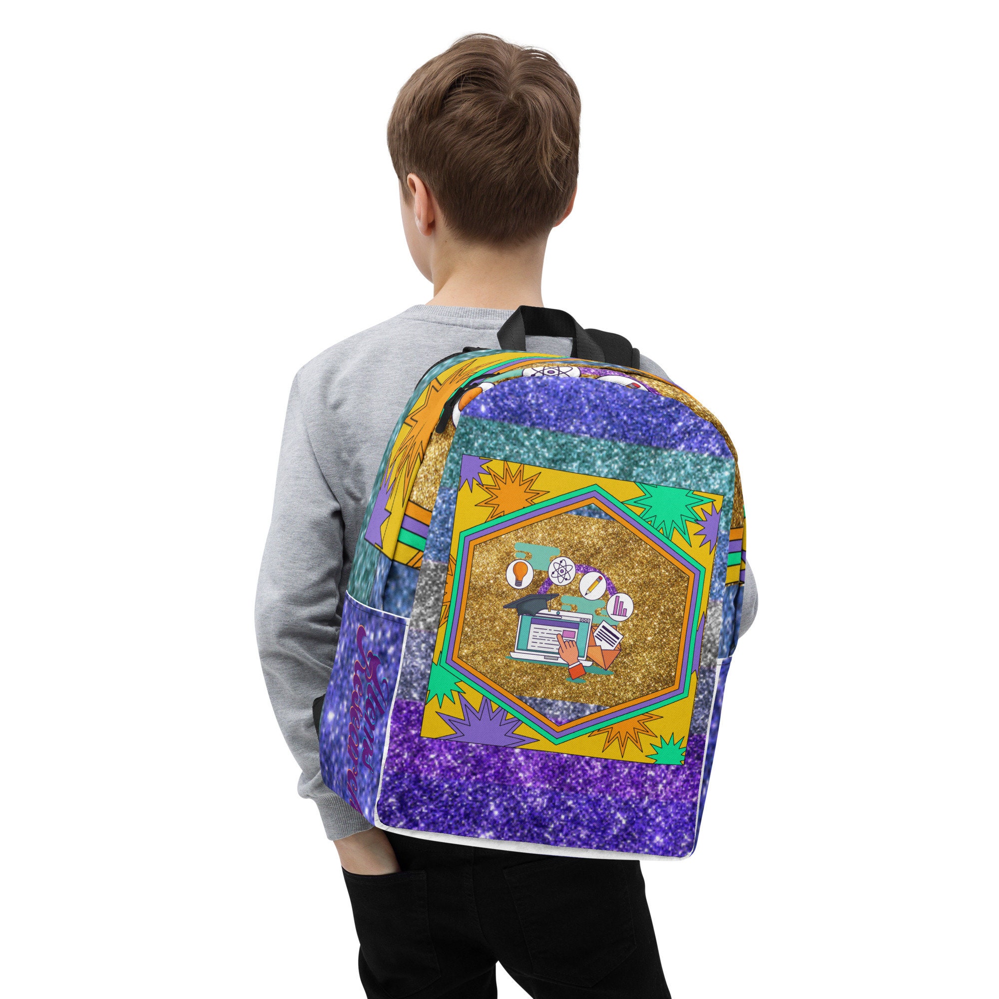 Minimalist Backpack/colorful Design Backpack/ Unisex Backpack/laptop ...