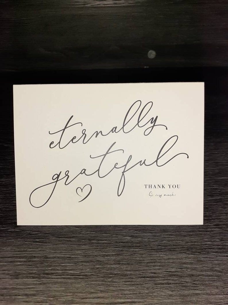 Anonymous Thank You Cards - Etsy