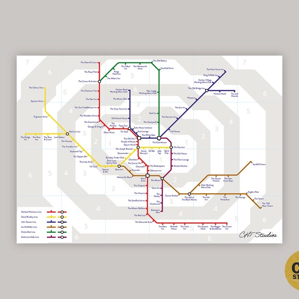 Tube Map - Etsy UK