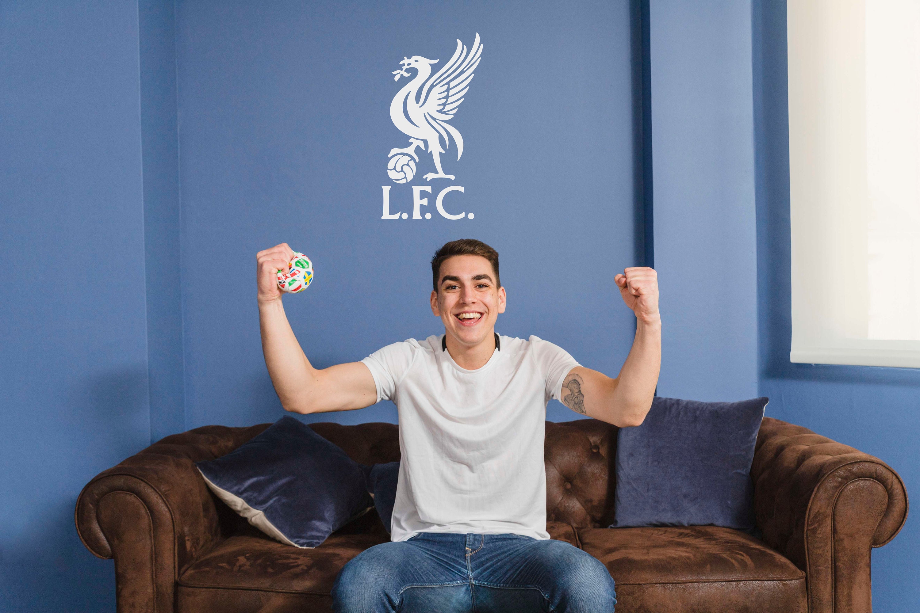 Iconic Famous Logo LFC Wallart Decal Vinyl Sticker Bedroom Kids ...