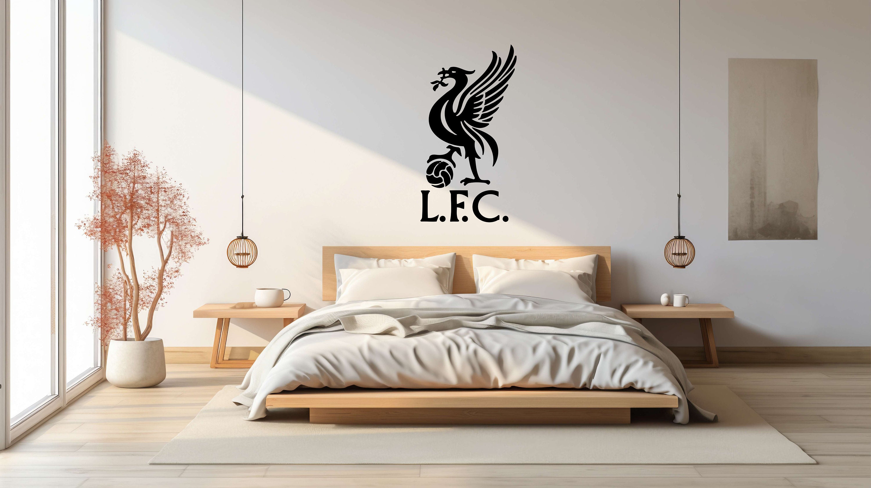 Iconic Famous Logo LFC Wallart Decal Vinyl Sticker Bedroom Kids ...