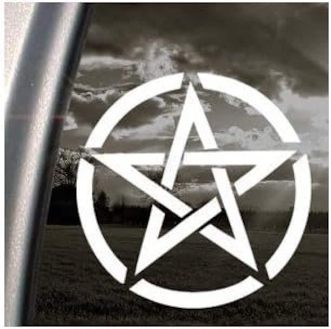 Pentagram Decal Truck Bumper Window Vinyl Sticker - Etsy