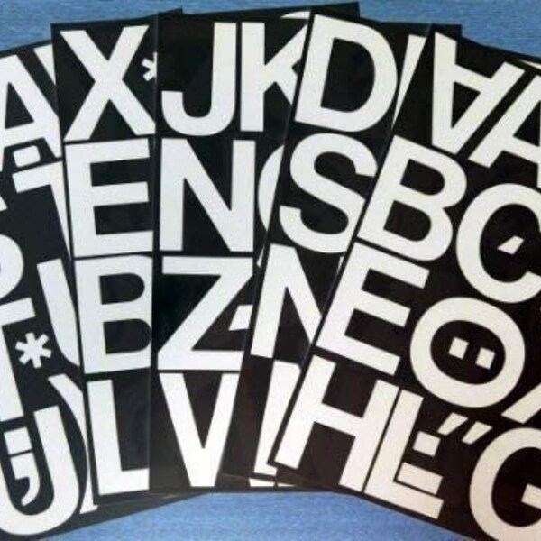 Vinyl Sticky Letters - Etsy
