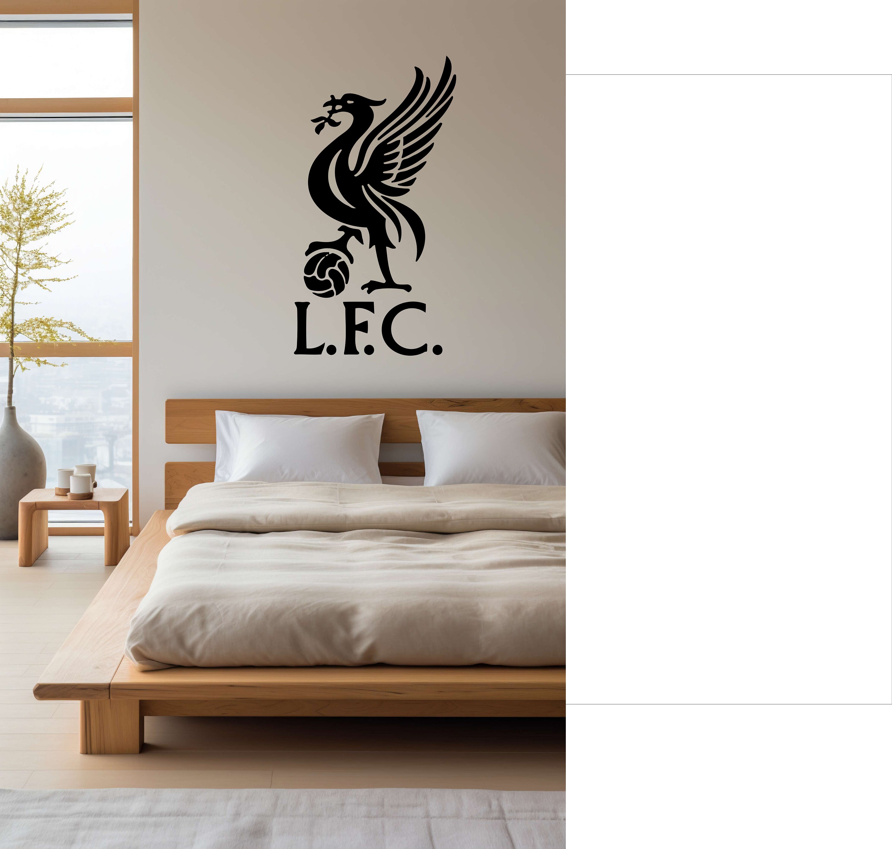 Iconic Famous Logo LFC Wallart Decal Vinyl Sticker Bedroom Kids ...