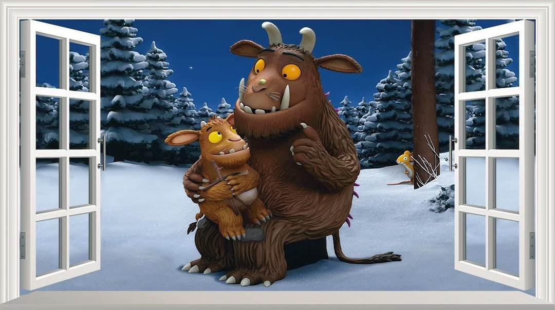 Gruffalo Child Magic Window Wall Sticker Self Adhesive Poster - Etsy