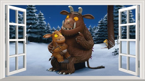 Gruffalo Child Magic Window Wall Sticker Self Adhesive Poster - Etsy