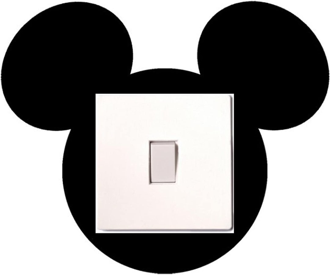 Mickey Mouse Light Switch Sticker Children's Bedroom - Etsy