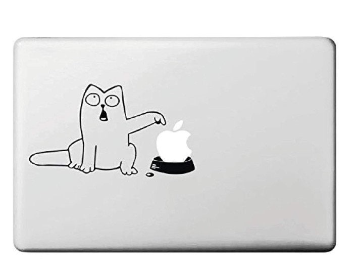 Creative Cartoon Fat Cat Decal Sticker Skin Art Black for - Etsy