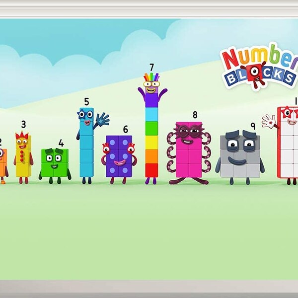 Numberblocks Wall Art - Etsy