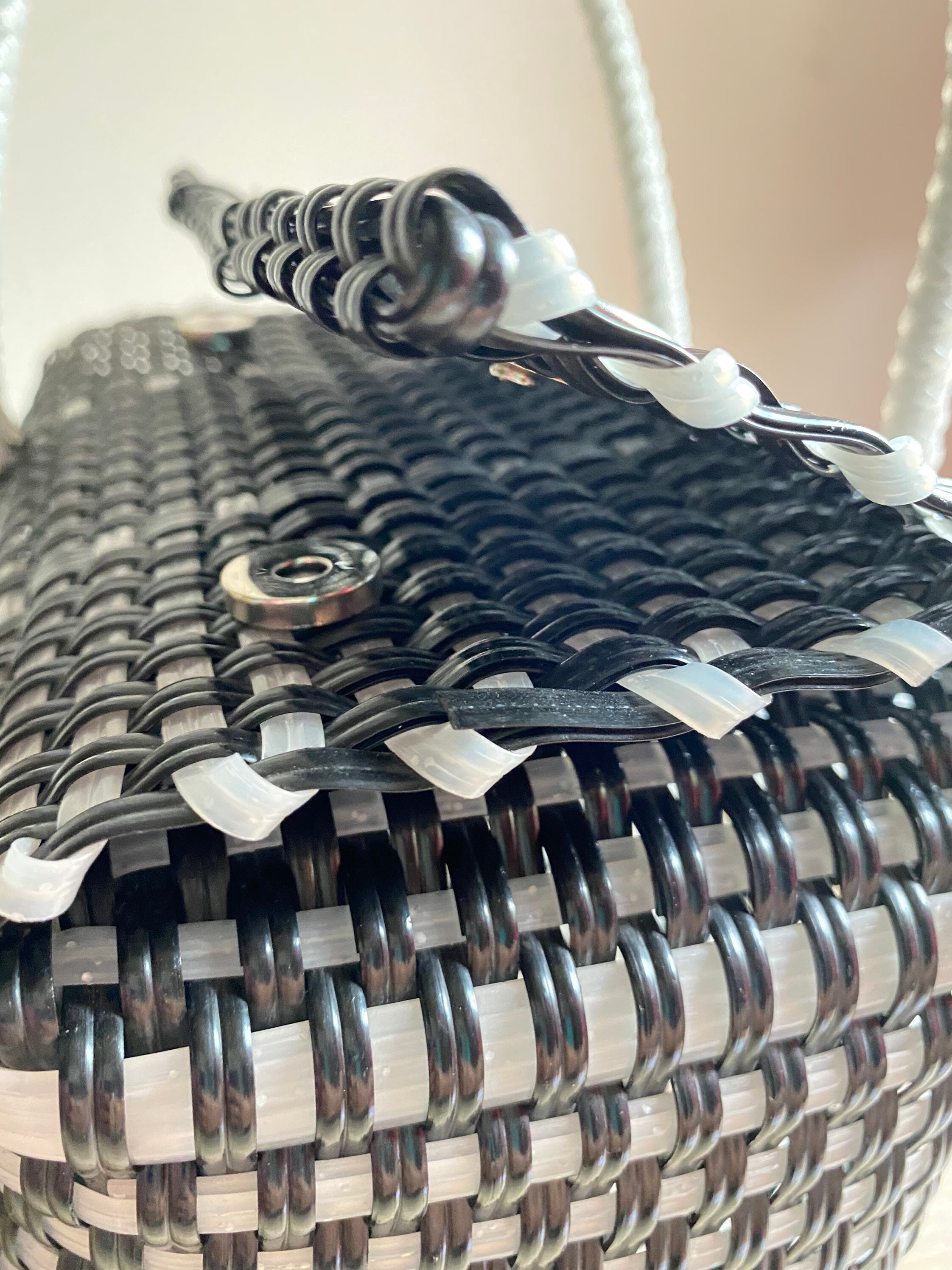 Handmade Plastic Lunch Bag Artisan Made Mexican Lunch Bag/lunch Box ...