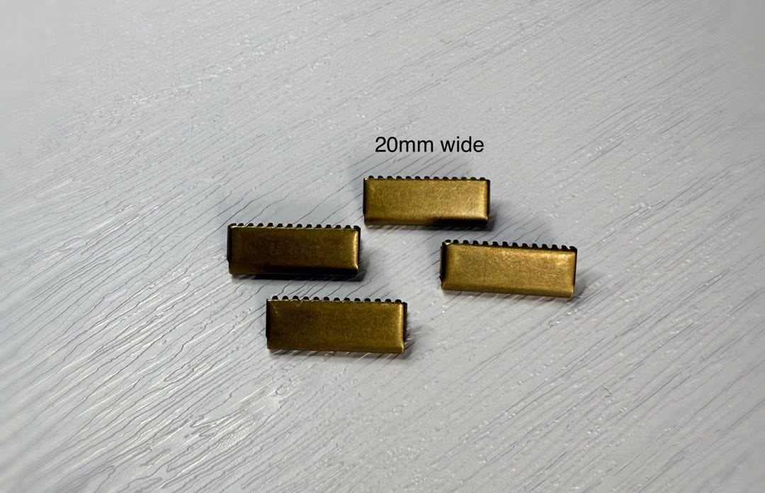 Webbing/belt Ends Tips 20mm Antique Brass X5 - Etsy