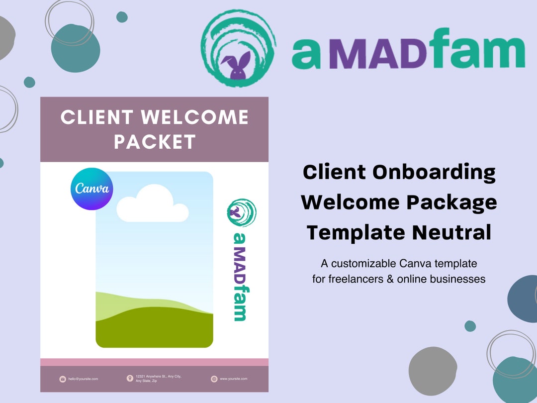 Client Onboarding Welcome Package Template Neutral - Etsy