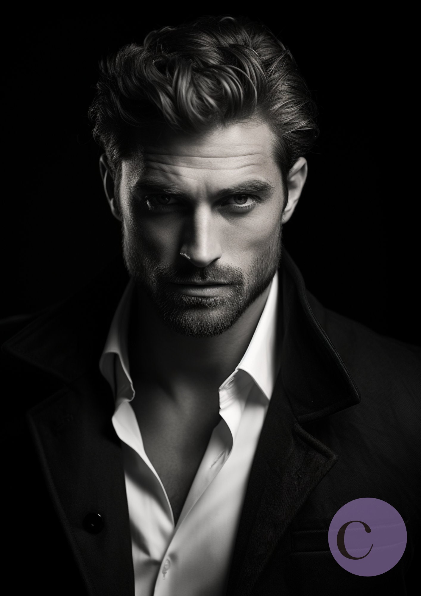 Denis - AI Cover Model, AI Male Model, Romance Novel Cover, AI Male ...