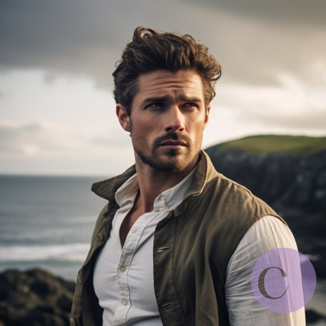 Myles AI Cover Model AI Male Model History AI Male - Etsy