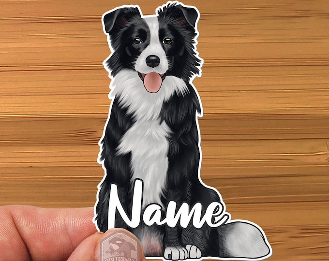 Border Collie Sticker - Etsy