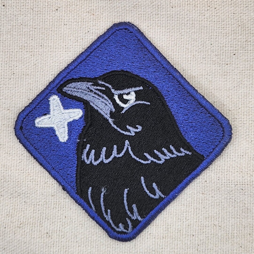 Iron on Patch - Sew on Patch - Crow - DIY Patches - Heat on Patch ...